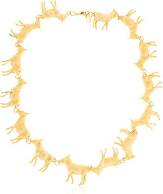 Jacquemus Femme, Accessoires, Jaune, Taille: ONE Size Collier en Laiton