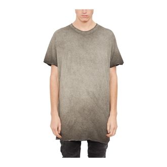 Boris Bidian Saberi Baumwoll T-Shirt - - Tops - Herren - Grau - M