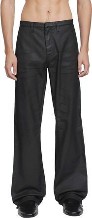 Gucci Web Coated Cotton Twill Jeans