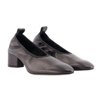 Aeyde Womens Gemma Pumps - Aeyde Leather Black Calfskin Shoes