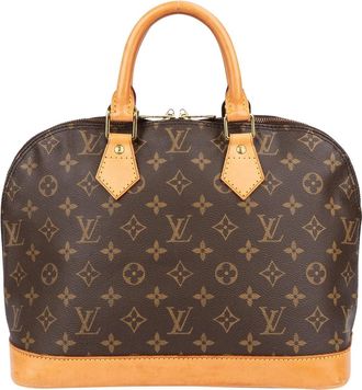 Louis Vuitton Crossbody Bags - Louis Vuitton Canvas Monogram Alma PM Handbag - Gr. unisize - in Braun - für Damen
