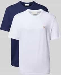 Calvin Klein Jeans T-Shirt mit Label-Detail im 2er-Pack