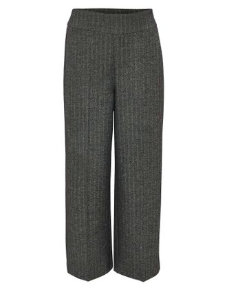 OPUS Damen Culotte | Culotte Misha Tradition Wide aus Viskose Mix Black, 34