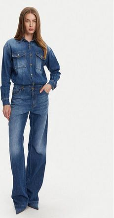 Elisabetta Franchi Jumpsuit TJ-38D-51E2 Blau Regular Fit