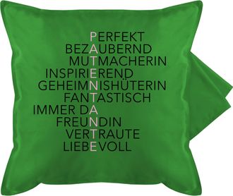 Shirtracer Kissenbezug - Kissen Taufpatin - Patentante Eigenschaften I Geschenke Patentante Geschenk Patin Geschenk Weihnachten I Patin Akrostichon - 50 x 50 cm 