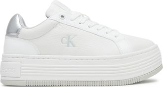 Calvin Klein Jeans Sneakers Calvin Klein Jeans Bold Flatf Low Lace Mg YW0YW01766 Weiß