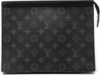 Louis Vuitton Clutches - Monogram Eclipse Pochette Voyage MM - Gr. unisize - in Schwarz - f&uuml;r Damen