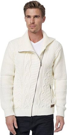 Rusty Neal Strickjacke mit asymmetrischem Reißverschluss