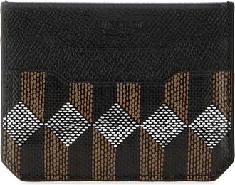 Au D&eacute;part Femme, Accessoires, Multicolore, Taille: ONE Size Porte-cartes en cuir imprim&eacute;
