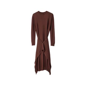 Christophe Lemaire Femme, Robes, Brun, Taille: 38 FR Robe boutonn&eacute;e