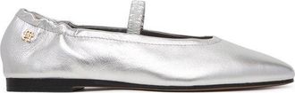 Tommy Hilfiger Ballerinas Silver Lth Ellastic Ballerina FW0FW09466 Silberfarben