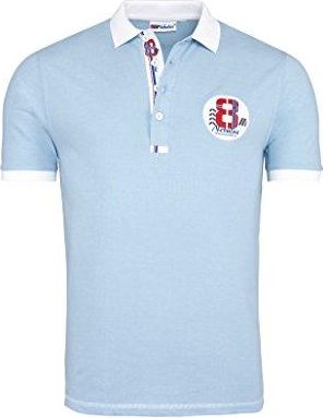 Nebulus Haut Polo Bord DE MER - Bleu Ciel, M