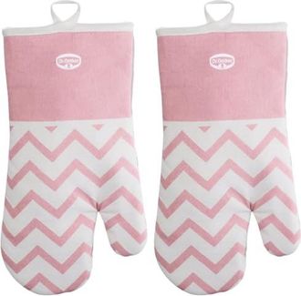 Dr. Oetker 4633 Backhandschuh, Innen Polyester, Au&szlig;en: 100% Baumwolle, grau (Packung mit 2)