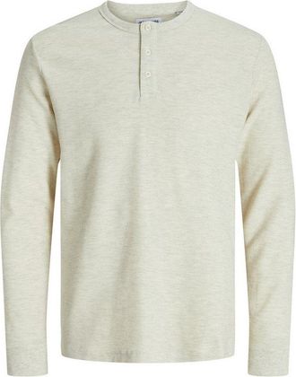 Jack & Jones Langarmshirt JJEDOVER HENLEY LS TEE NOOS