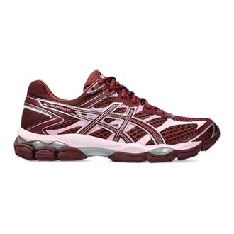 Asics Homme, Chaussures, Rouge, Taille: 38 EU Baskets Rouges en Mesh avec Amorti Gel