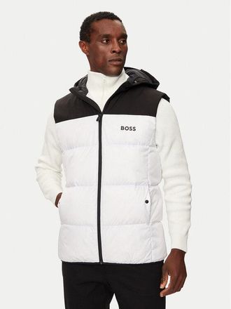 HUGO BOSS Weste V_Hamar 2 50522646 Wei&szlig; Regular Fit