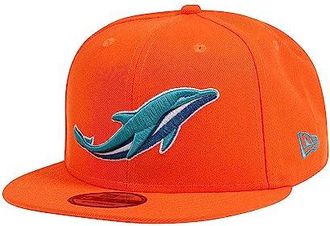 New Era Miami Dolphins Elements Orange Edition 9Fifty Casquette Snapback, Orange, taille unique
