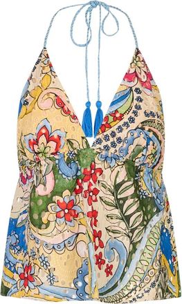 Alice & Olivia Femme, Tops, Multicolore, Taille: 38 FR Karolina Halter Top
