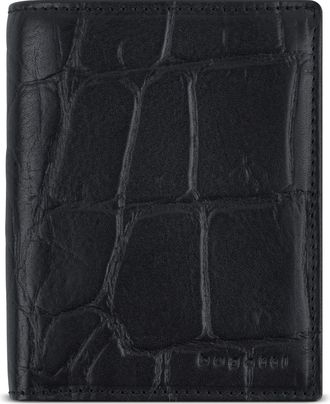 Bugatti Upright Wallet With Flap Black