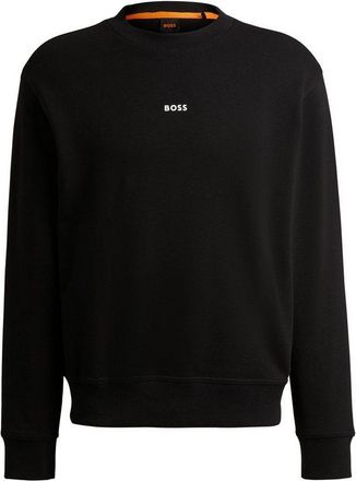 HUGO BOSS Sweatshirt WeSmallcrew mit Logo auf der Brust