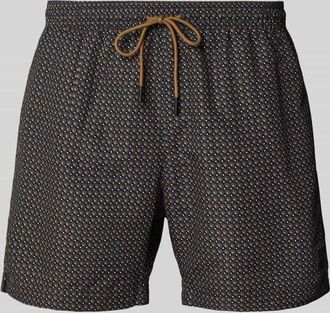 HUGO BOSS Badeshorts mit Allover-Muster Modell VIBE