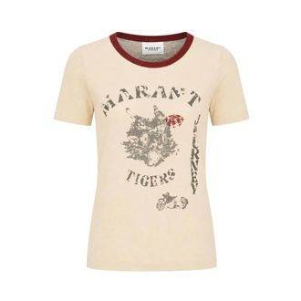 Isabel Marant Kiliann T-Shirt - - Tops - Damen - Beige - M