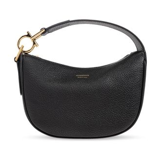 Ferragamo Lederhandtasche - - Bags - Damen - Schwarzk - ONE SIZE