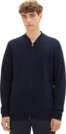 Tom Tailor Tom Tailor Denim Herren Sweatshirt Bomberjacke, 10668 - Sky Captain Blue, S
