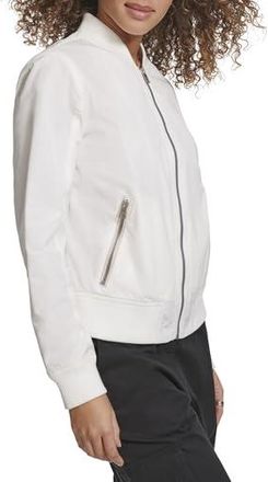 Levi's Melanie Newport Bomber Jacket (Regular & Plus Size) Veste mi-Saison, Blanc, S Femme