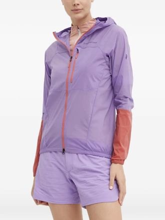 Peak Performance veste colour block &agrave; capuche - Violet