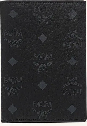 MCM Mcm Reisepass-Etui Visetos schwarz