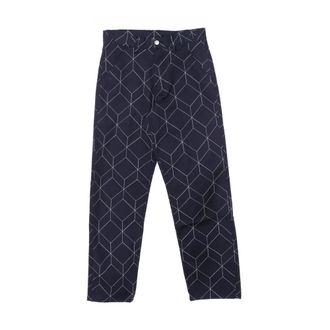 Pleasures Bestickte Straight Fit Utility Hose - - Trousers - Herren - Blau - W30