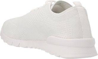 Kiton Textured Knit Sneaker - White