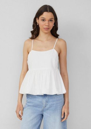 QS by s.Oliver Muskelshirt Bluse Babydoll-Blusentop, QS x Sarah & Tini