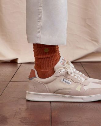 Faguo Chaussettes brique clair coton