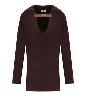 Elisabetta Franchi PULL POLO COFFEE ELISABETTA FRANCHI