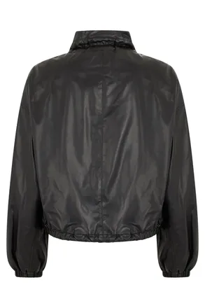 Isabel Marant Womens Synthetic Leather Jacket Black Polyester