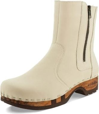 Woody Woody Femme Veronika Bottine, Ivoire, 40 EU