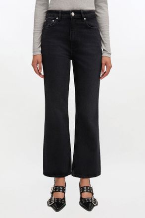 Ganni Jean Betzy noir Coton Biologique - Taille 24W/33L - Pour Femme
