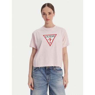 Guess T-Shirt W4YI73 K8HM0 Rosa Regular Fit