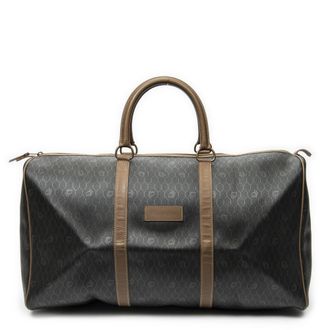 Dior Crossbody Bags - Vintage Large Travel Boston - Gr. unisize - in Dunkelgrau - f&uuml;r Damen