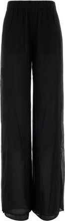 Andamane Femme, Pantalons, Noir, Taille: 38 FR Lena Wide Pants