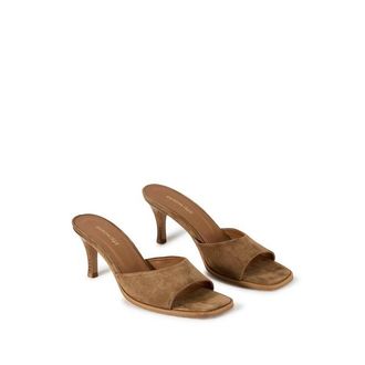 Saison 1865 Mules Frisson en cuir