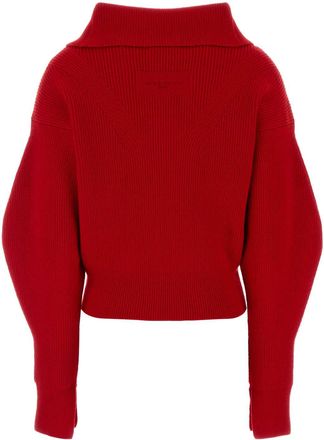 Givenchy High Cardigan - Red