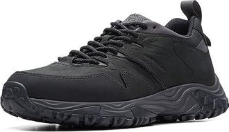 Clarks Homme ATL Walk Go WP Basket, Black Leather, 42.5 EU