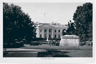 artboxONE Poster 30x20 cm Reise Das Wei&szlig;e Haus in Washington - Bild wei&szlig;es Haus das wei&szlig;e Haus dc