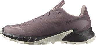 Salomon Alphacross 5 Gore-Tex Waterproof Womens Trail Running Shoes, Powerful Grip, Waterproof and Weatherproof, and Long Lasting Comfort, Moonscape, 8.5