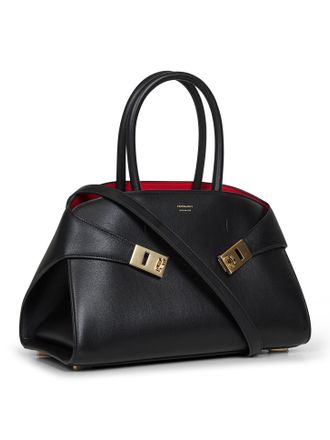 Ferragamo Hug Top Handle Bag - Black