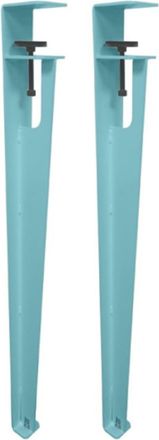 Generic Möbelfüße möbelfüßeEisen F-Form Esstisch Schreibtisch Fuß Verstellbare Metalltischbeine Kein Stanzen Design zum Schutz des Desktops, ideal für DIY ESS