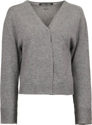Hannes Roether V-neck cardigan - Grau